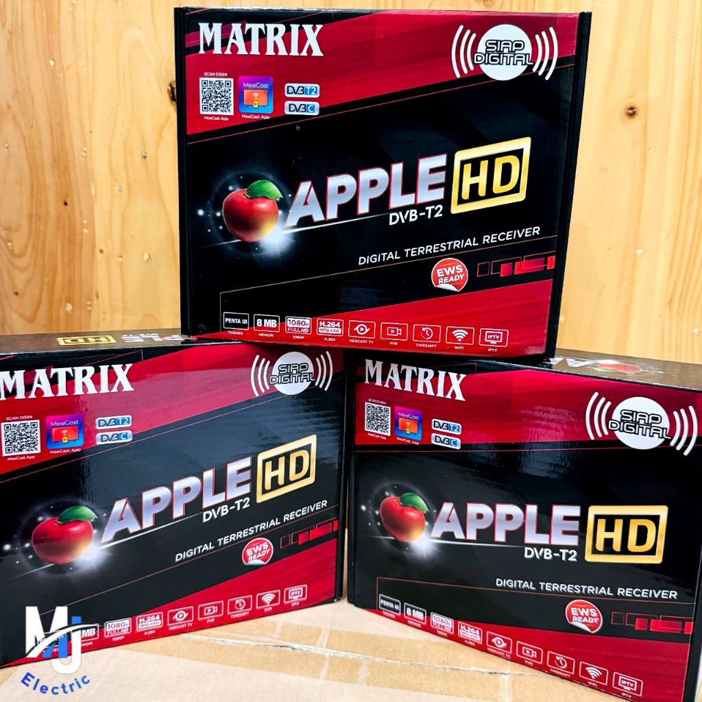 Jual MATRIX APPLE MERAH DVB-T2 | Shopee Indonesia