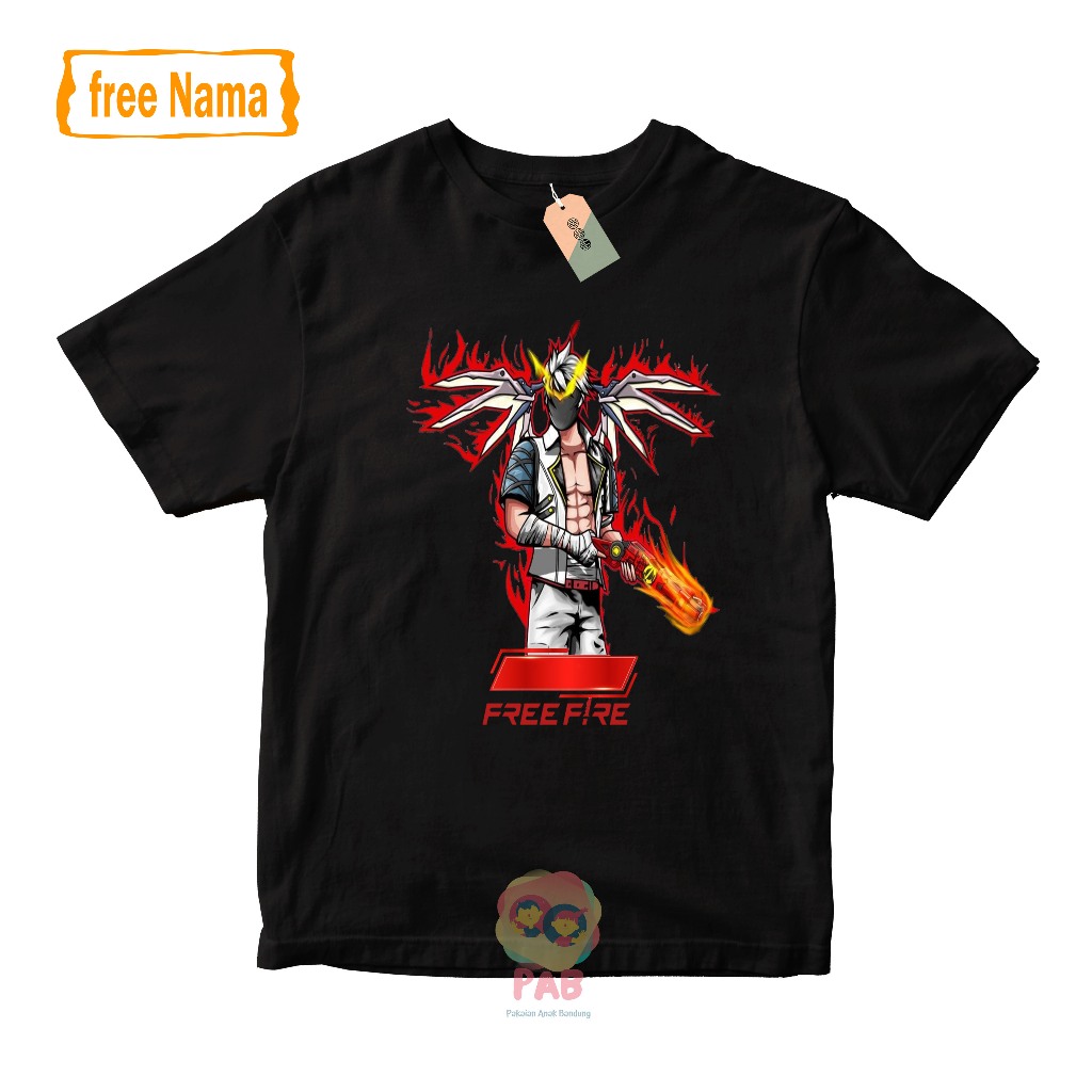 Jual baju kaos anak free fire ff new design bahan premium | Shopee ...