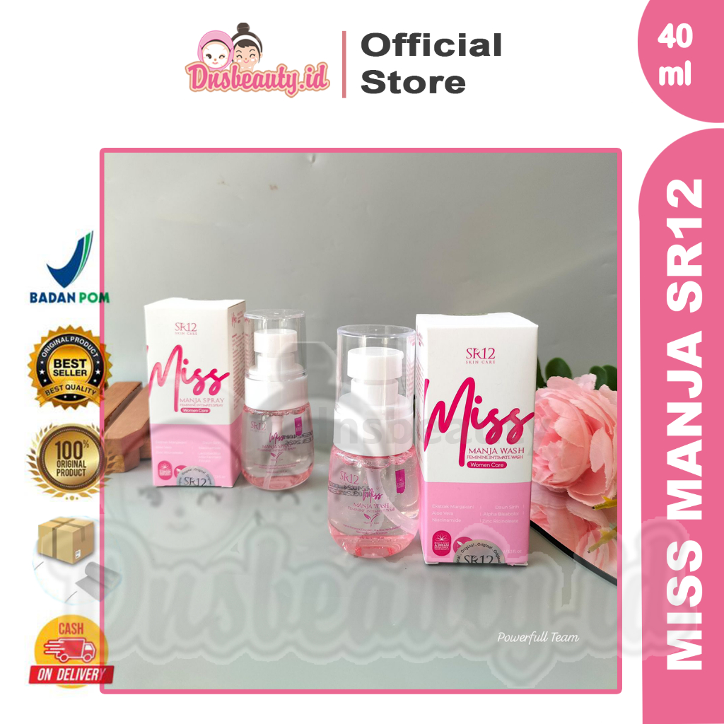 Jual [ PAKET DAN ECER ] MISS MANJA WASH DAN SPRAY SR12 FEMININE ...