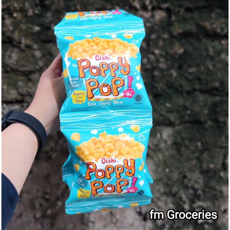 Jual Oishi Poppy Pop Rasa jagung bakar isi 10 pack | Shopee Indonesia
