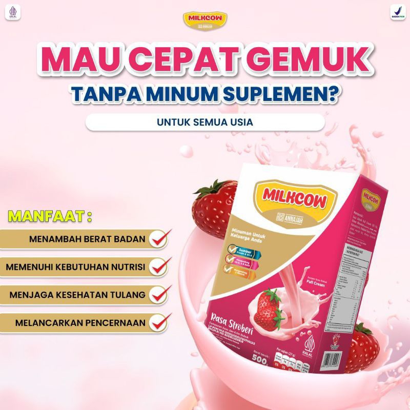 Jual SUSU MILKCOW | SUSU SAPI EXTRA PROTEIN, Protein Tinggi Membantu ...