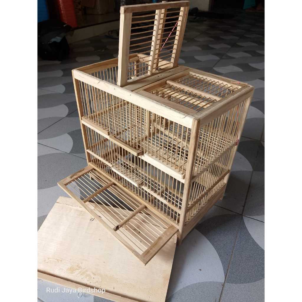 Jual SANGKAR JEBAK KAYU 2 PINTU BAGIAN ATAS UNTUK KANDANG JEBAKAN ...