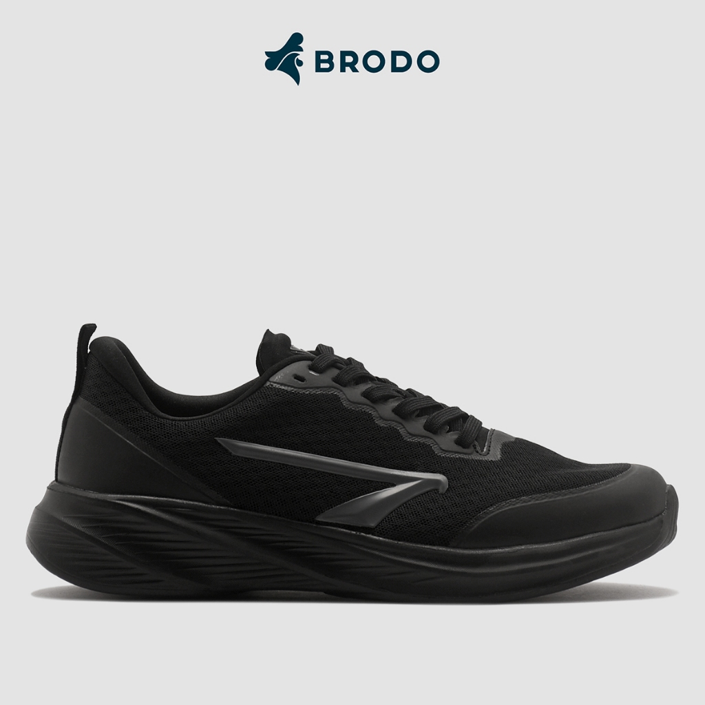 Jual BRODO - Sneakers Active Tyra Full Black | Shopee Indonesia