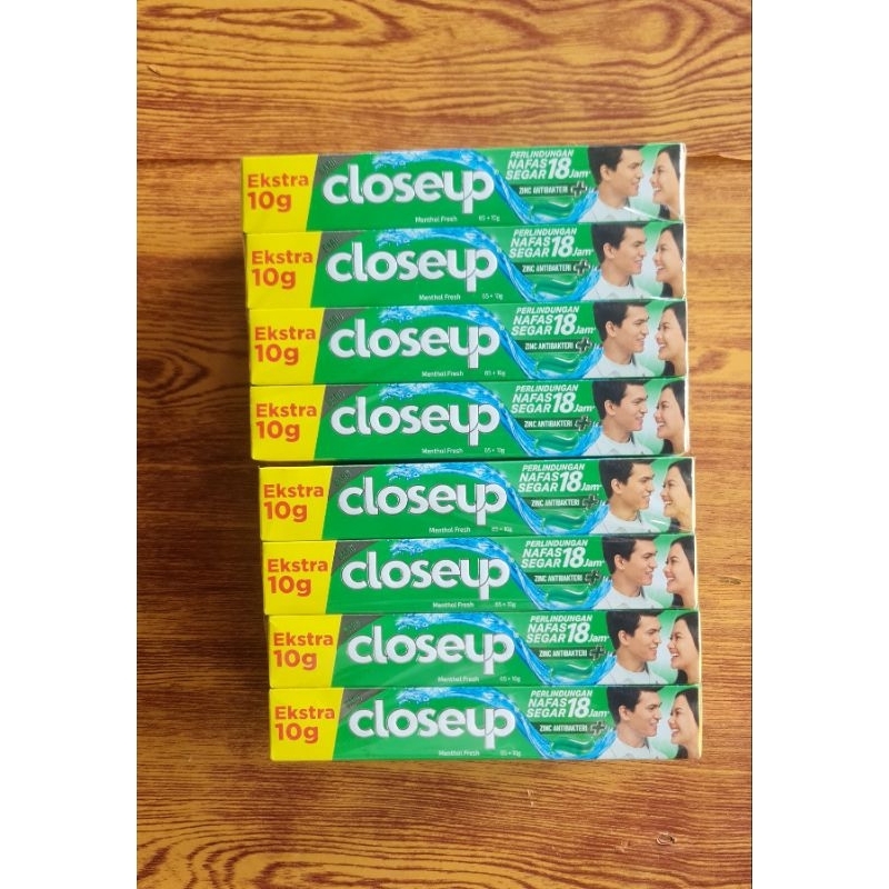 Jual CloseUp Pasta Gigi 65GRAM+10GRAM GREEN FRESH | Shopee Indonesia