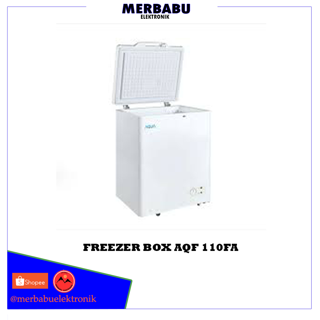 Jual AQUA AQF 110FA Chest Freezer Box 100L | Shopee Indonesia