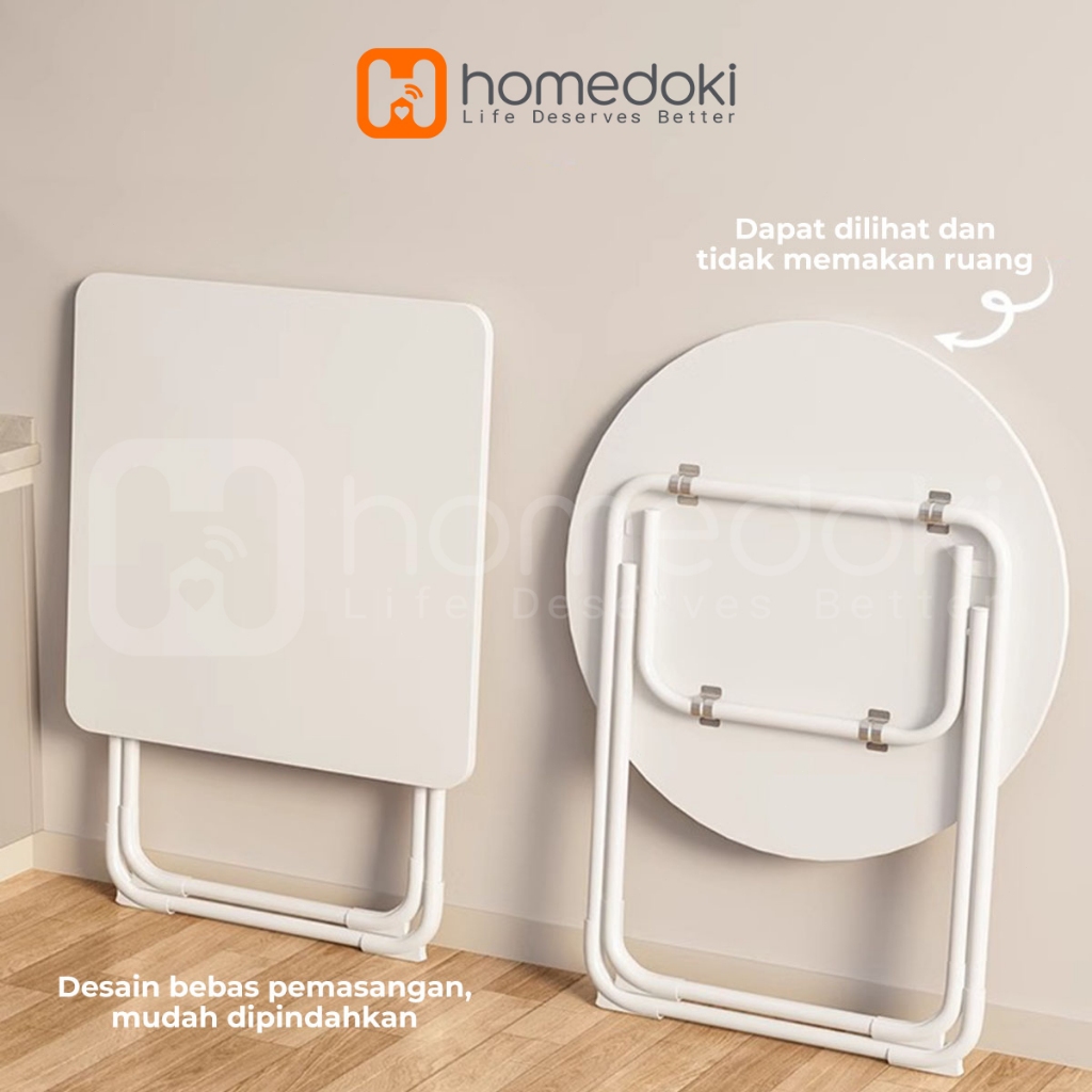 Jual Homedoki Meja Makan Lipat/Meja Makan/Meja Lipat/Meja Makan Serbaguna/Meja Makan Portable ...