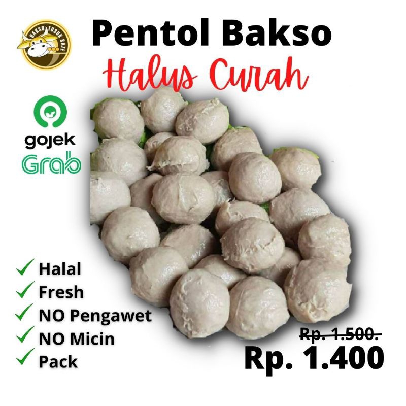 Jual Bakso Tusuk Sate ️ Bakso Sapi Asli Original Halus Non Micin Curah ...