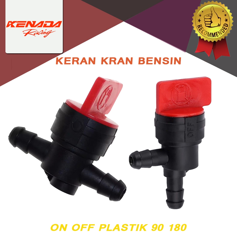 Jual KERAN KRAN BENSIN ON OFF PLASTIK 90 180 DERAJAT UNIVERSAL | Shopee Indonesia