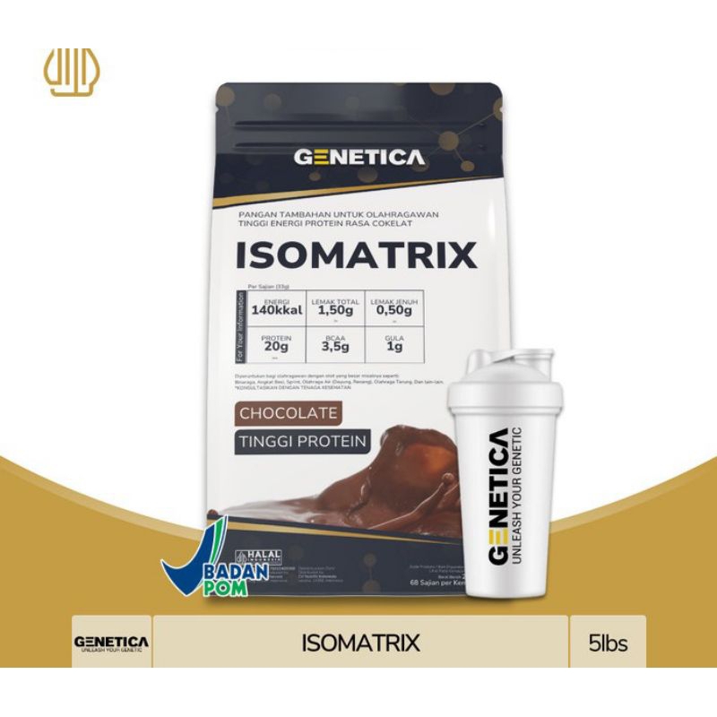 Jual Genetica Iso Matrix 5 Lbs 5lb BPOM | Shopee Indonesia