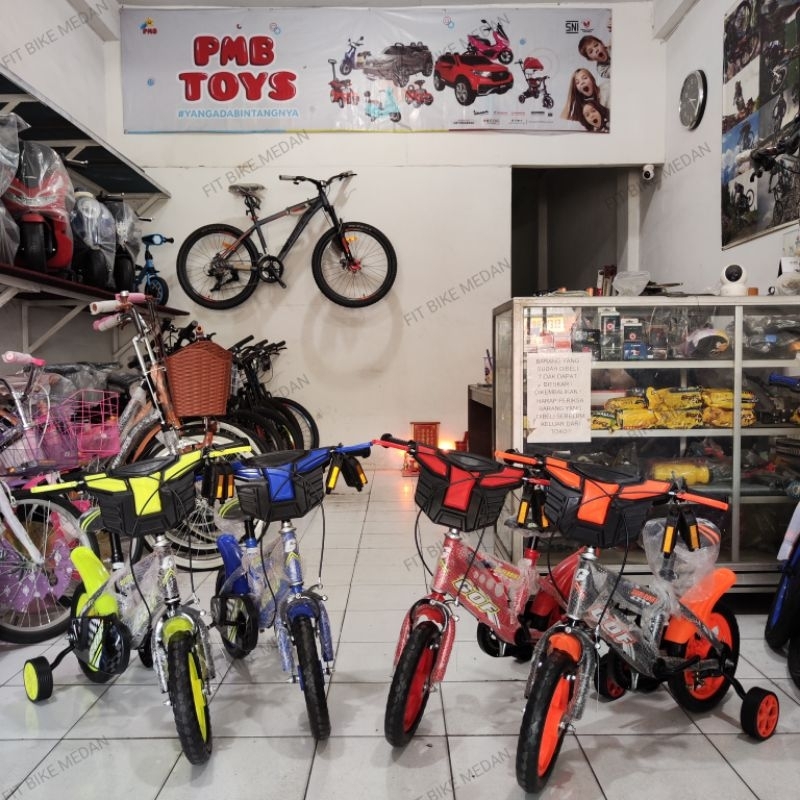 Jual SEPEDA BMX ANAK GOF 12 INCI BAN EVA / BAN MATI ADA MUSIK | Shopee ...