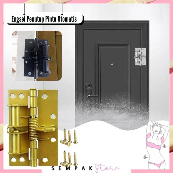 Jual SS Engsel Penutup Pintu Otomatis Metal Plat Engsel Penahan Pintu ...