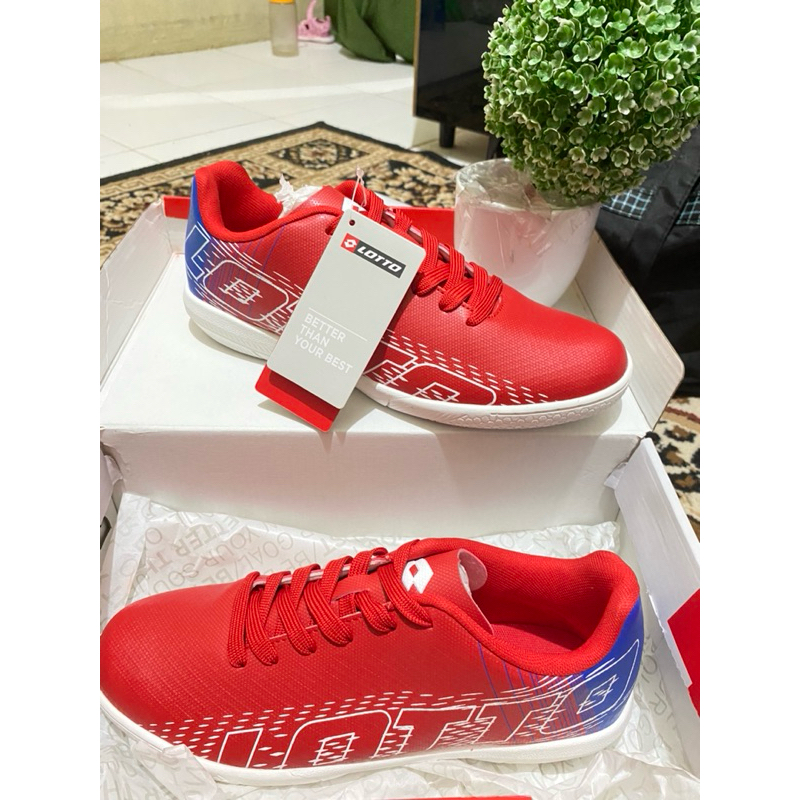 Jual sepatu futsal lotto red (BARCOFG) | Shopee Indonesia