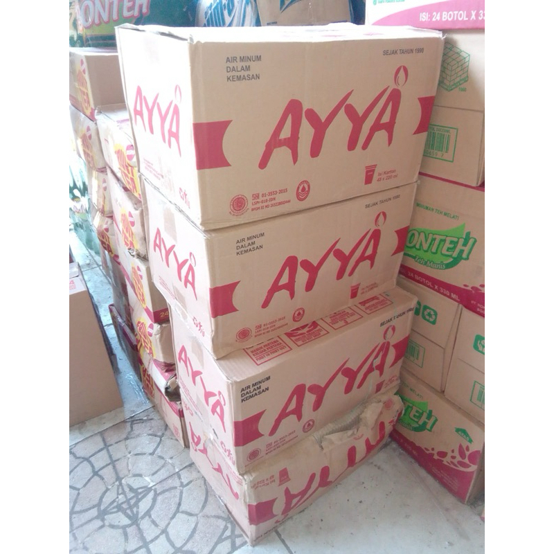 Jual Ayya Air Mineral 220ml Dus isi 48pcs | Shopee Indonesia