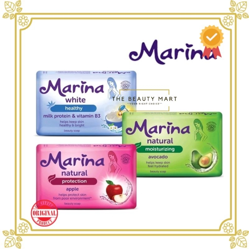 Jual Marina Soap Bar 60g - Sabun Mandi | Shopee Indonesia