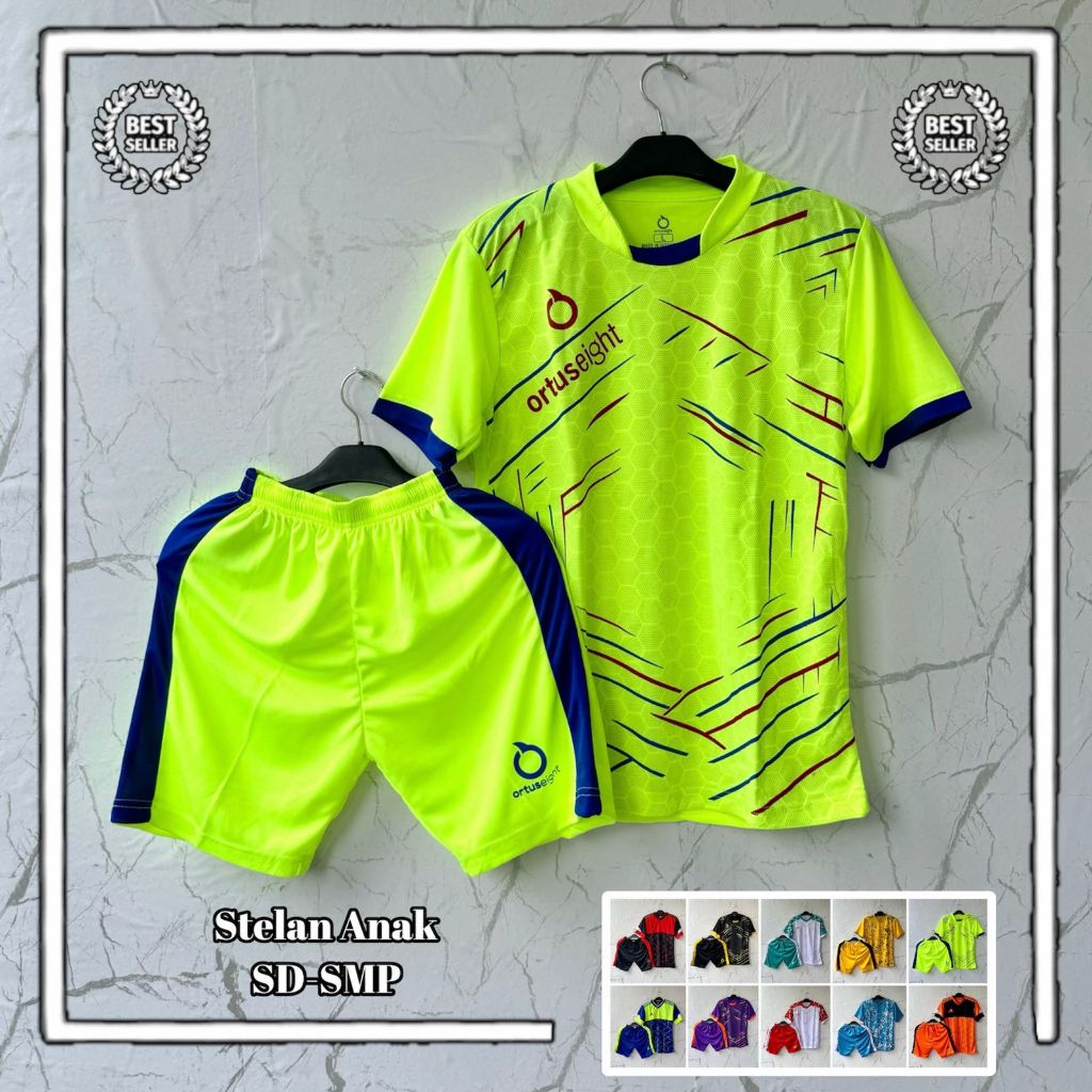 Jual Jersey Bola Anak Anak SSB Motif Terbaru Baju Futsal Anak SD/SMP Murah Baju olahraga Anak ...