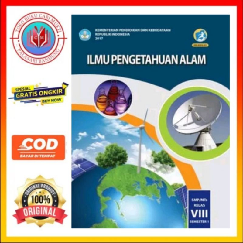Jual Buku Siswa IPA Ilmu Pengetahuan Alam Untuk SMP/MTS Kelas 8 Semester 1 Kurikulum 2013 Revisi ...