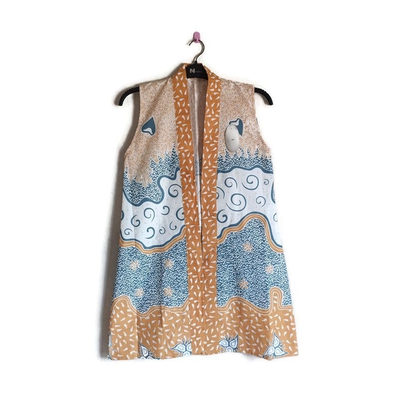 Jual OUTER BATIK VEST BATIK ROMPI BATIK ALL SIZE UNTUK KERJA | Shopee ...