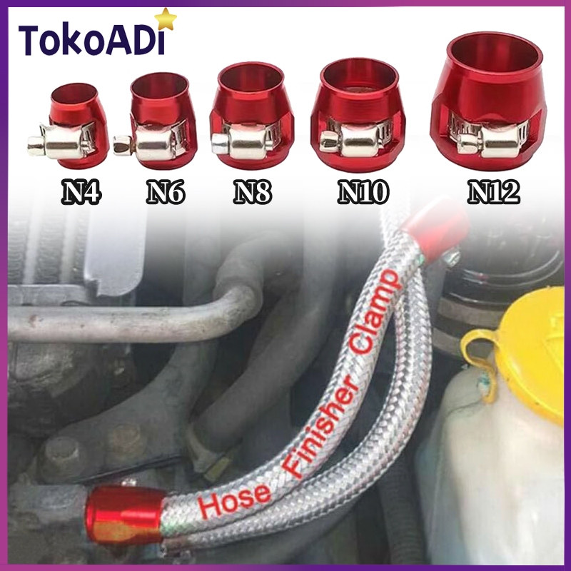 Jual Klem Selang FPR Klem Selang Bensin Bahan Aluminum Oli Klip Selang ...