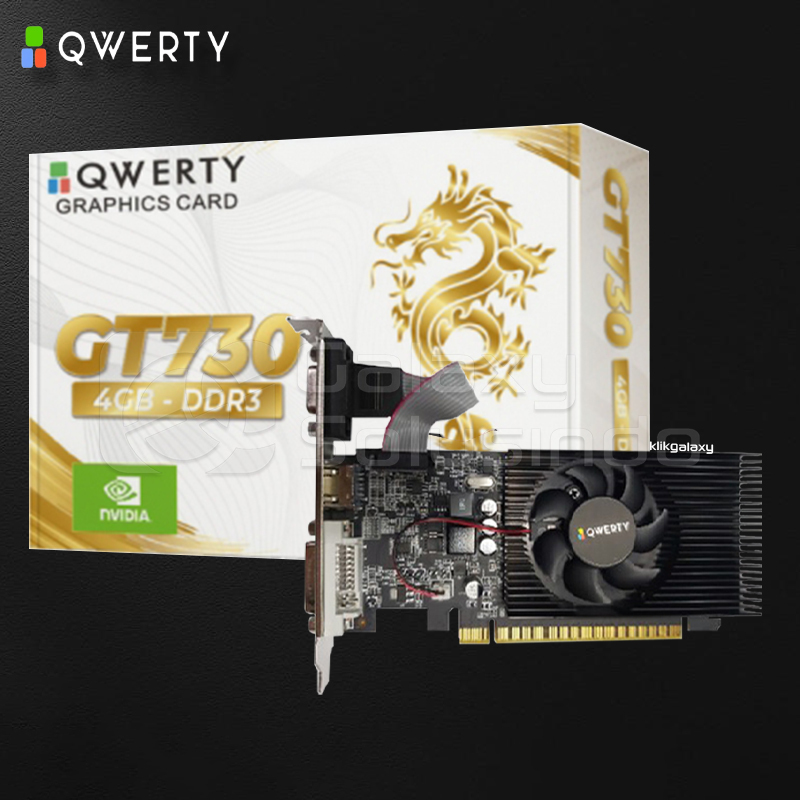 Jual QWERTY Geforce GT 730 4GB GDDR3 - VGA GT730 DDR3 | Shopee Indonesia