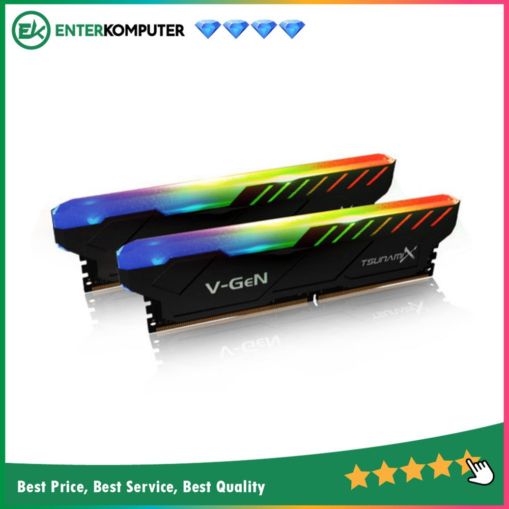 Jual V-GeN TsunamiX RGB-V DDR4 PC21000 2666Mhz 32GB (2x16GB) / RAM 32GB | Shopee Indonesia