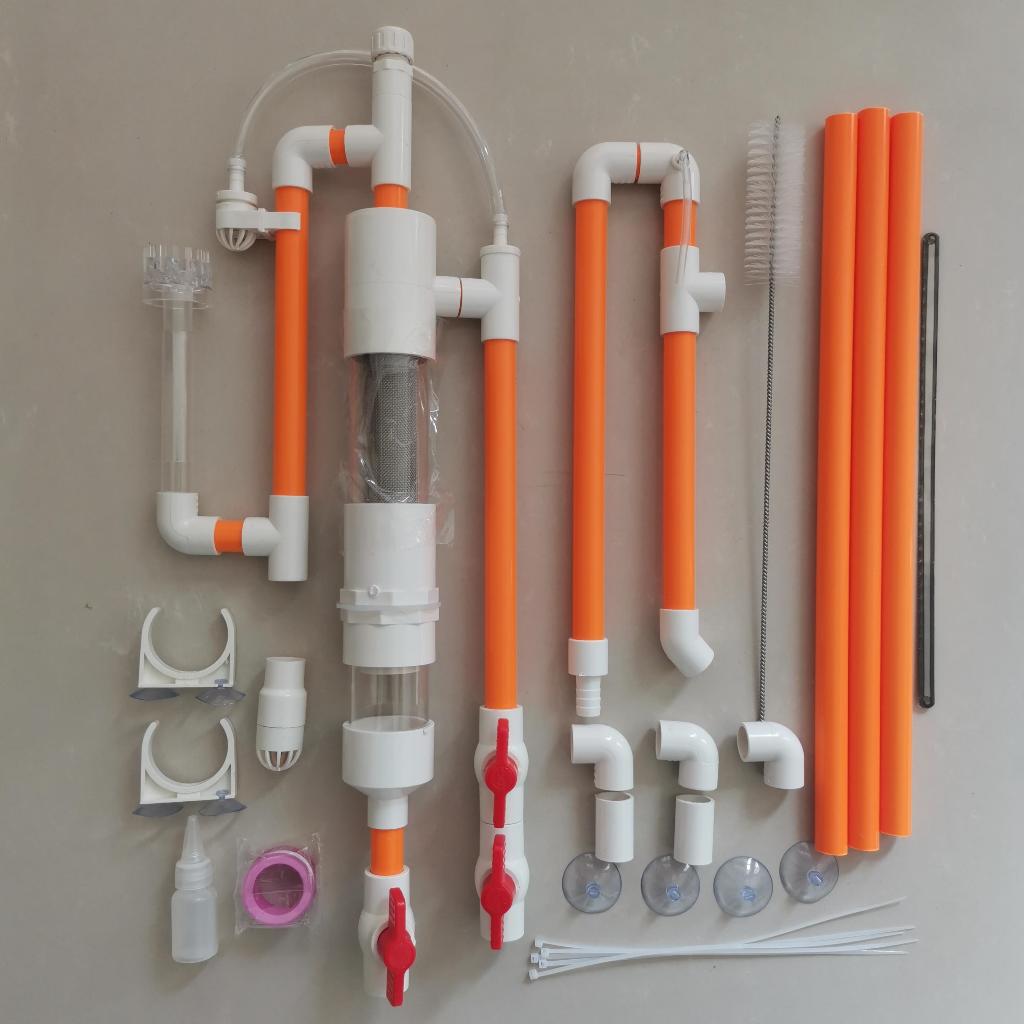 Jual Filter Aquarium Tabung Overflow Siphon Dengan Pemisah Kotoran Ikan ...