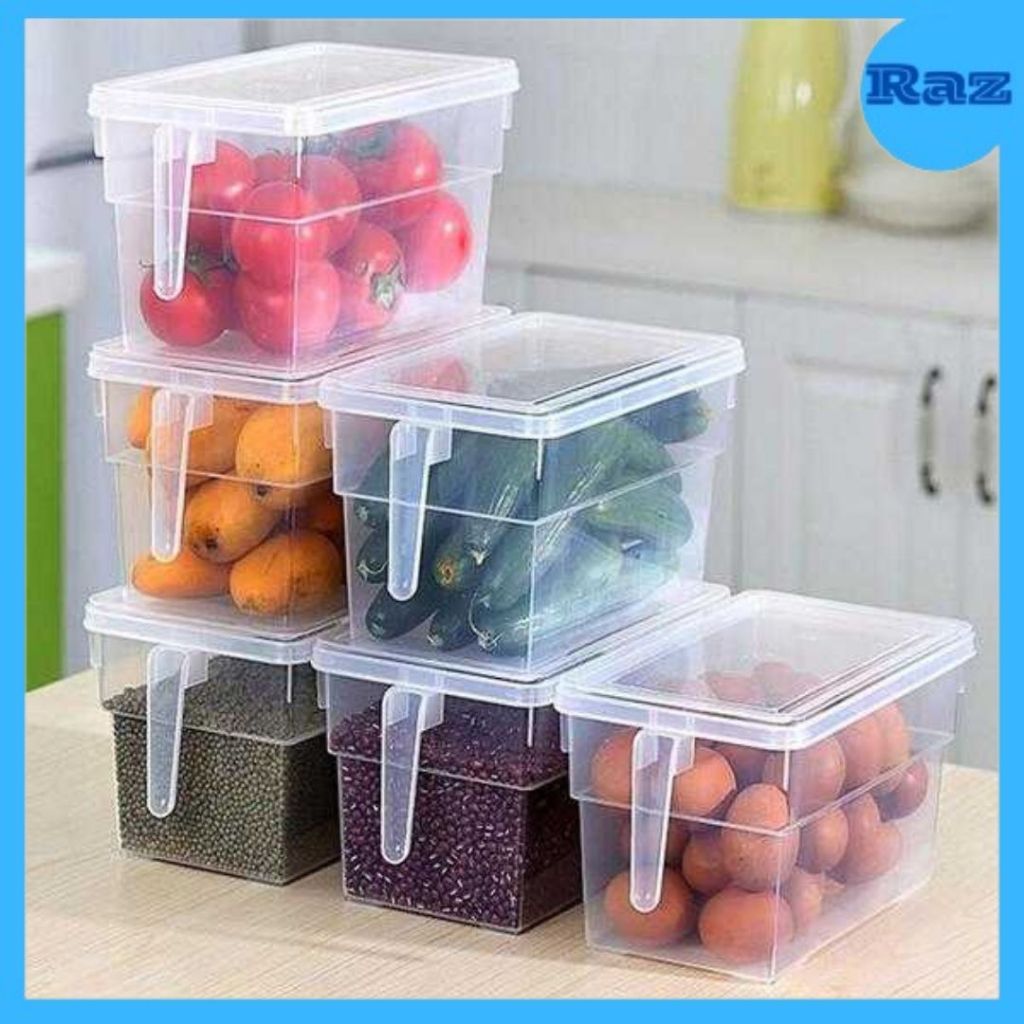 Jual Kotak kontainer makanan kulkas Kitchen storage food box sayur buah ...