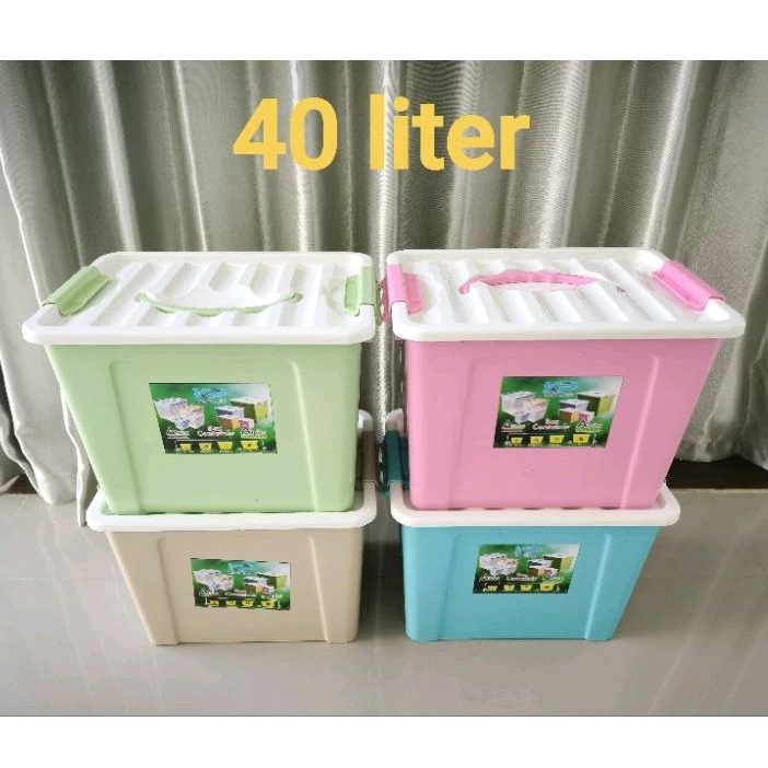 Jual Box container 40 liter/box penyimpanan barang serbaguna/kosmetik ...