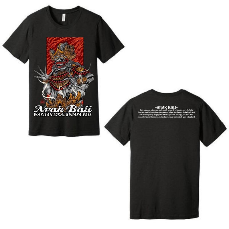 Jual kaos distro ARAK BALI WARISAN LOKAL BUDAYA BALI | Shopee Indonesia