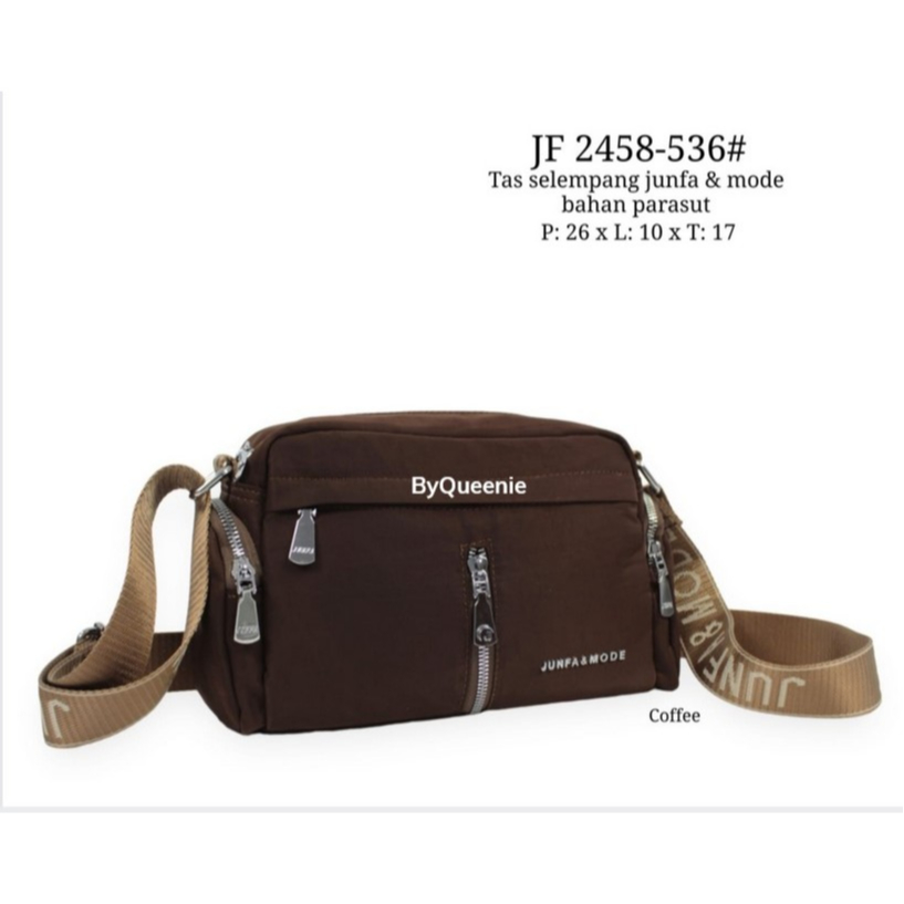 Jual Ready Tas Selempang Warna Coffee Junfa Bahan Parasut | Shopee Indonesia