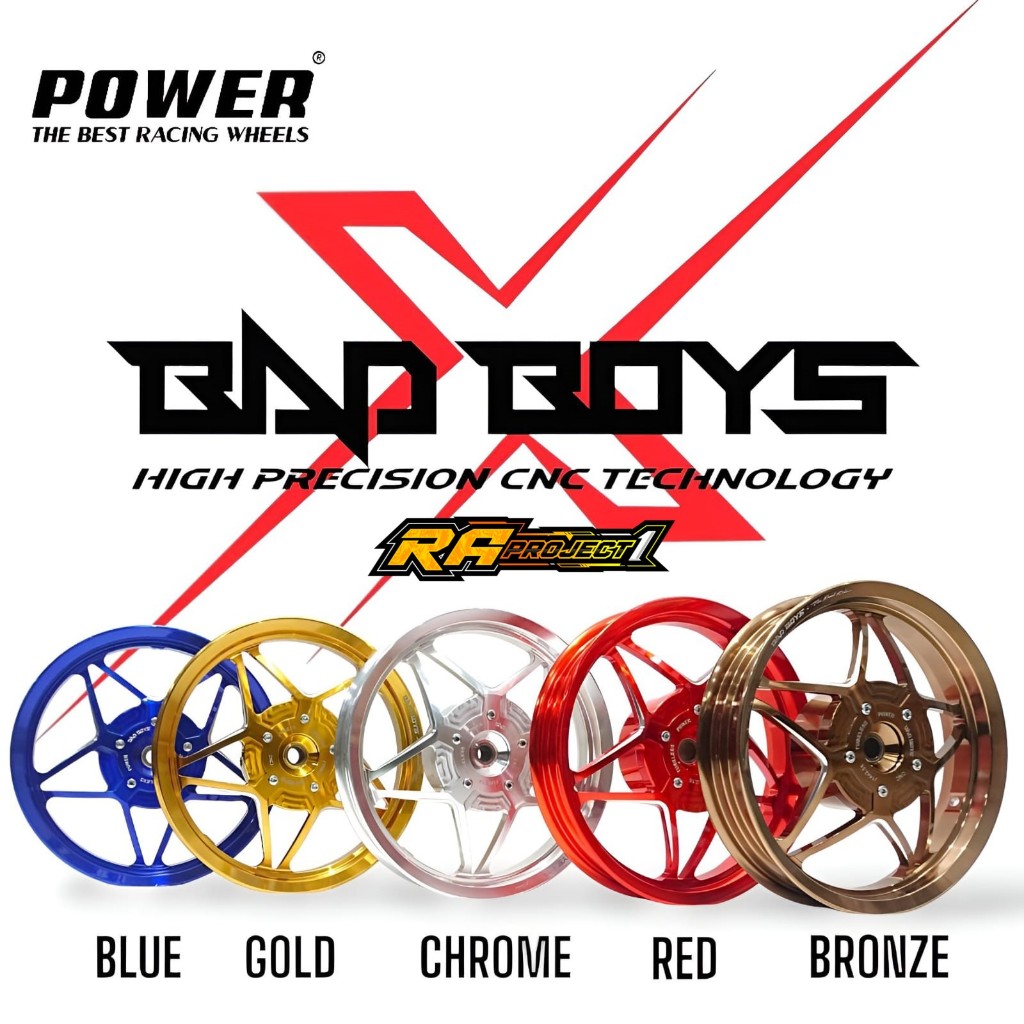Jual NEW POWER!! Velg Racing Bintang POWER BAD BOYS ALL Mio/Beat/Scoopy ...