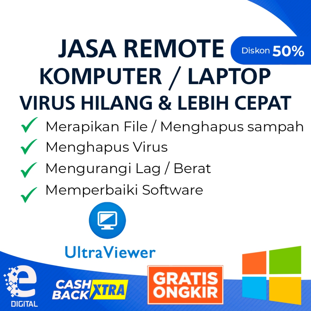 Jual Jasa REMOTE Laptop / PC bersihkan virus dan percepat performa PC ...