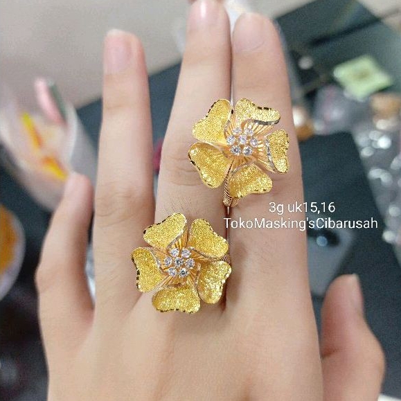 Jual Cincin clover | Bunga | Kembang kombinasi - TokoMasking'sCibarusah ...