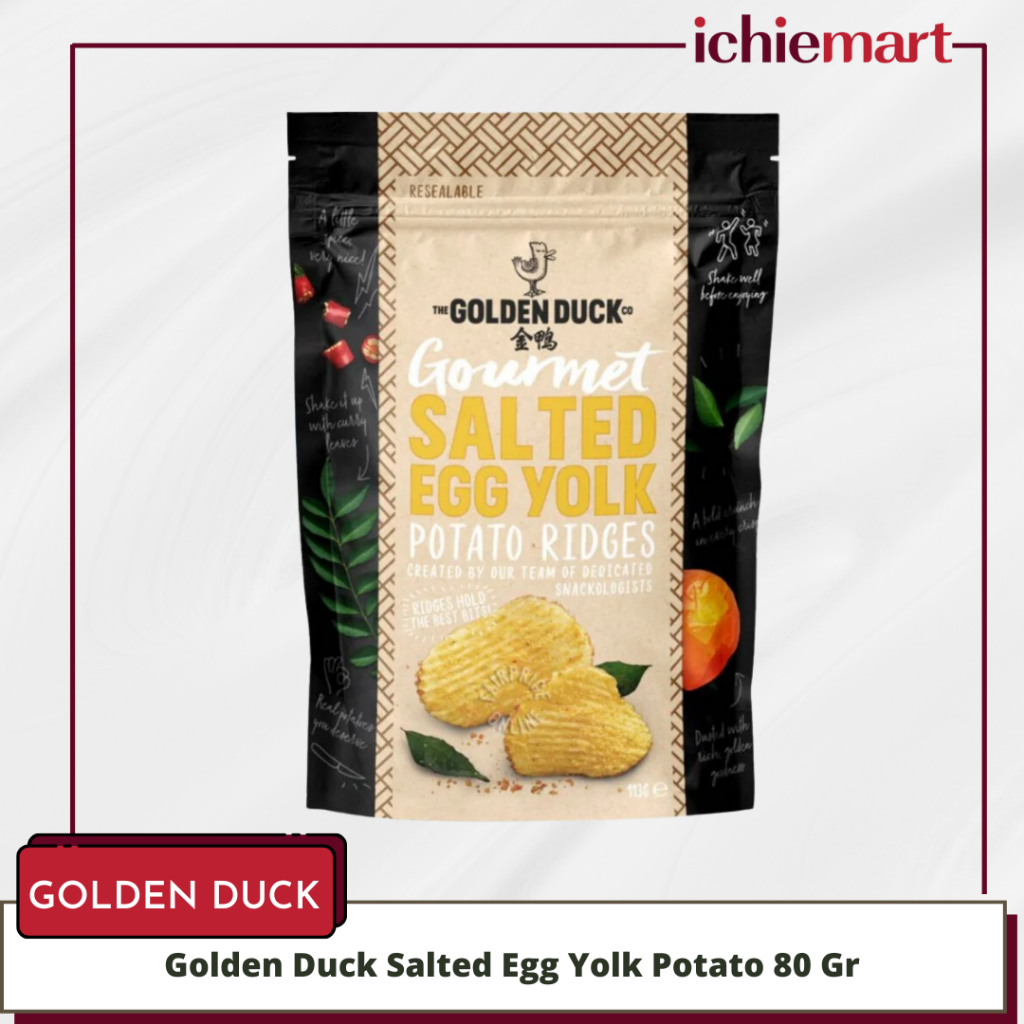 Jual Golden Duck Salted Egg Yolk Potato Ridges 80 Gr | Shopee Indonesia