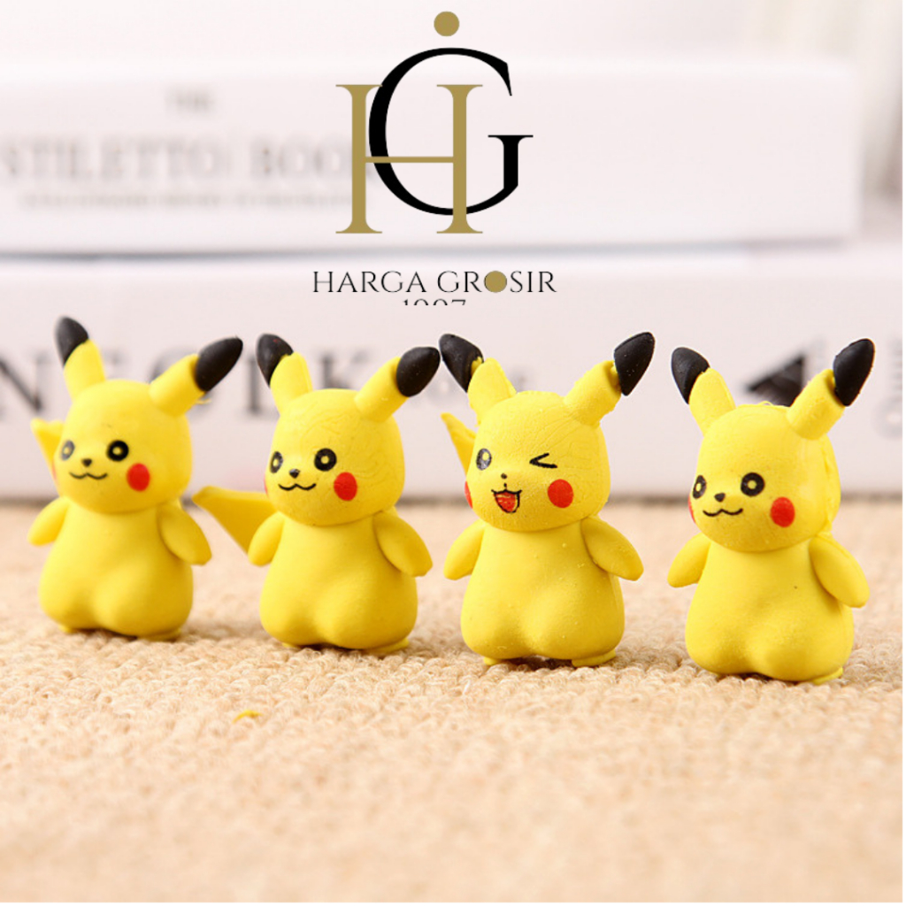 Jual Penghapus pokemon satuan pikachu free plastik alat tulis sekolah ...