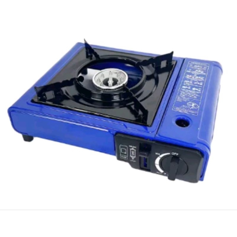 Jual Omicko Kompor Gas Portable 2 In 1 warna biru | Shopee Indonesia