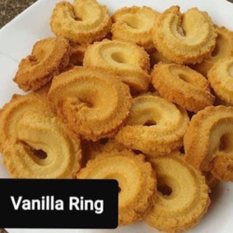 Jual VANILLA RING / DANISH BUTTER COOKIES MONDE / ROTI KERING COOKIES ...
