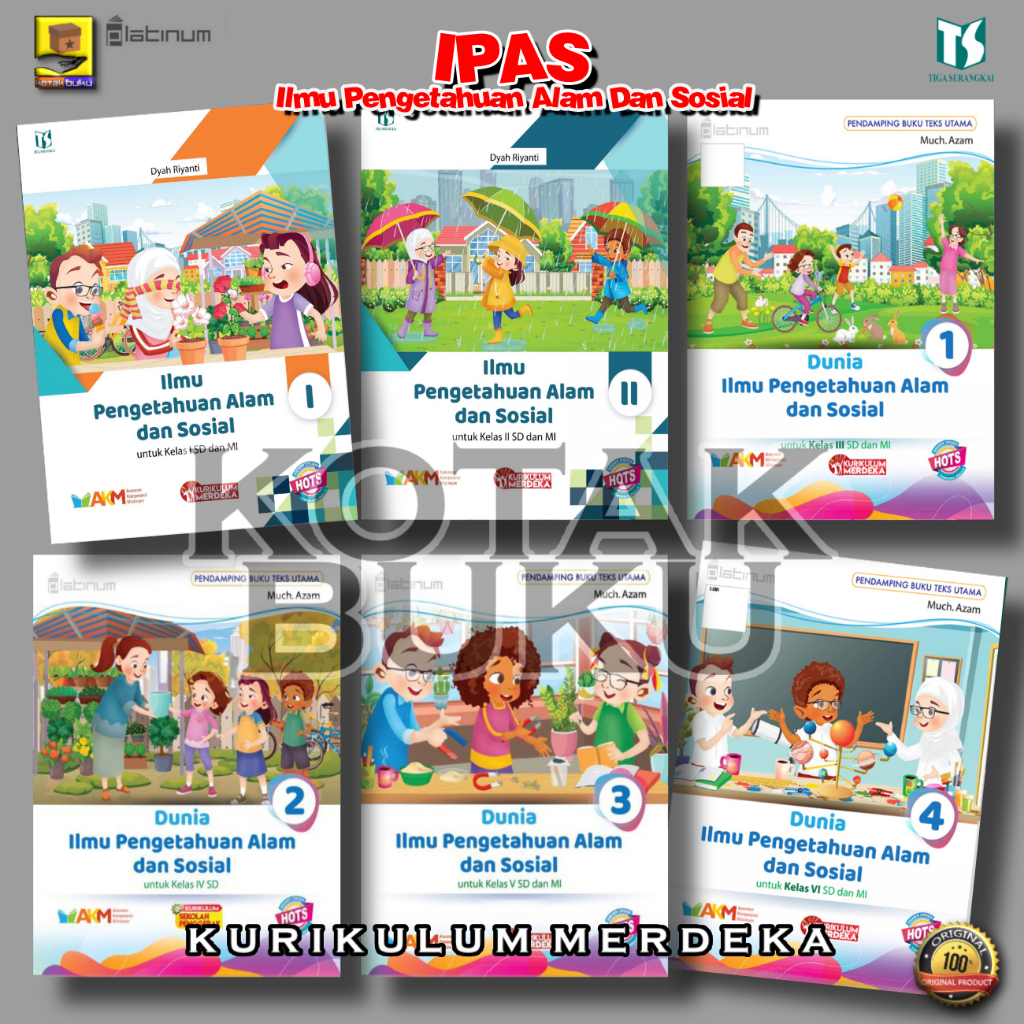 Jual Buku IPA Kelas 1 2 3 4 5 6 SD / IPAS SD / Kurikulum Merdeka ...