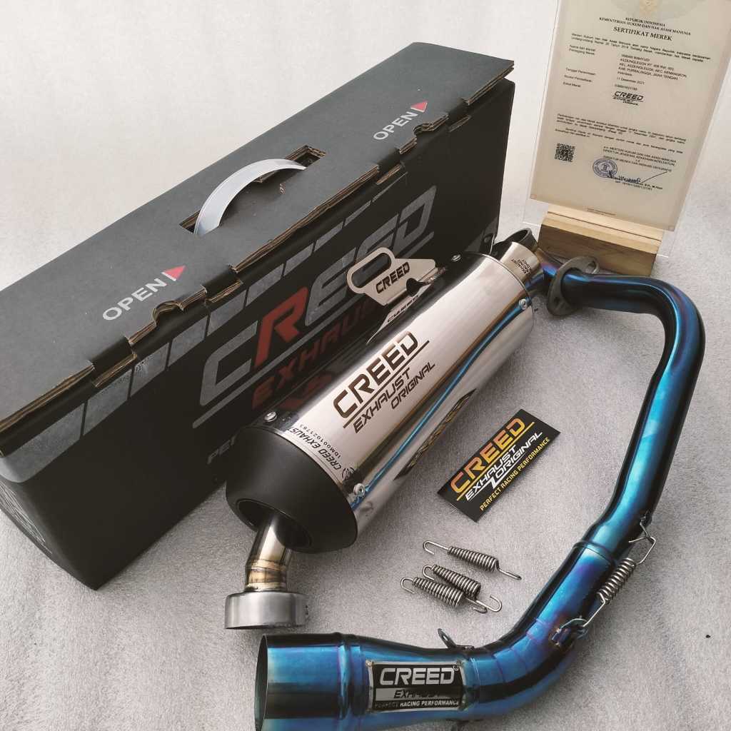 Jual Special Edition Knalpot Racing Creed Exhaust Original Suara NGEBAS ...