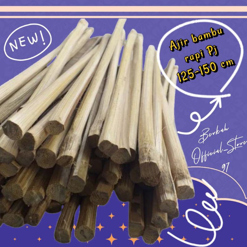 Jual AJIR BAMBU APUS PANJANG 150 CM UNTUK SEGALA TANAMAN | Shopee Indonesia