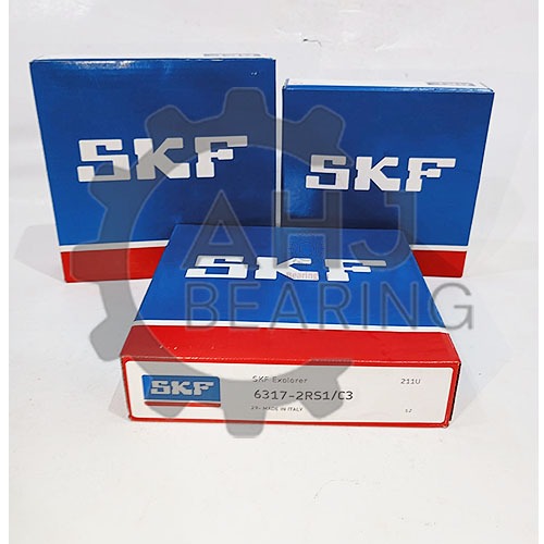 Jual Ball Bearing SKF 6317 2RS1/C3 6317 2RS C3 SKF Original 85x180x41 ...