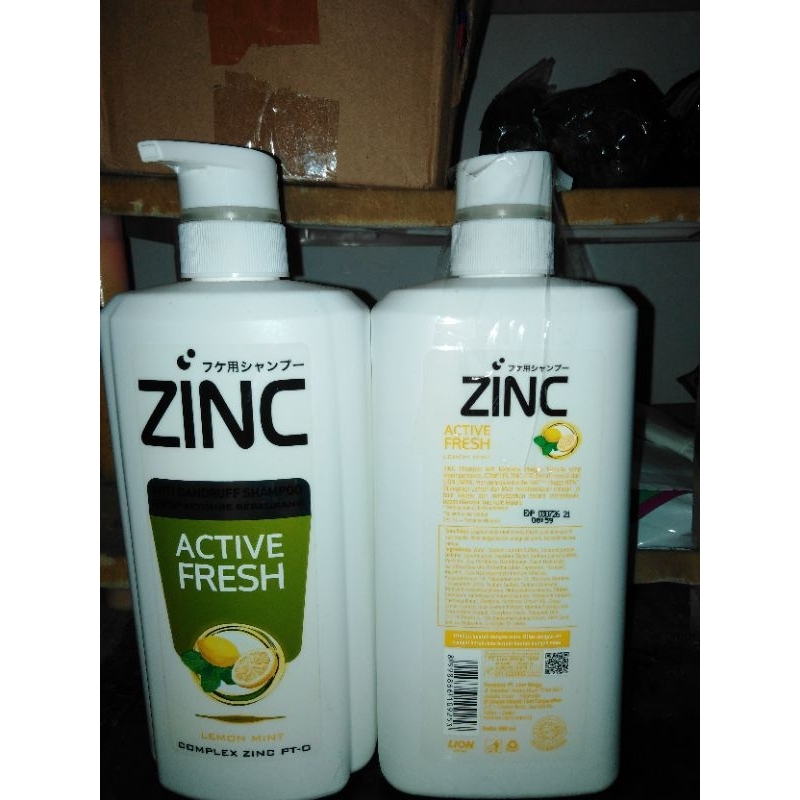 Jual Shampoo Zinc Active Fresh 680ml | Shopee Indonesia