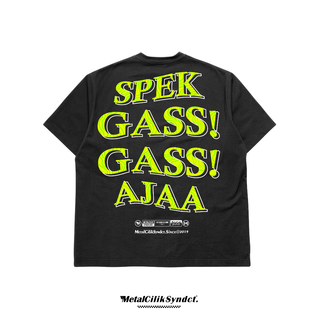 Jual METALCILIK SYNDICATE T-shirt 017 Black - GASS GASS AJAA | Shopee ...