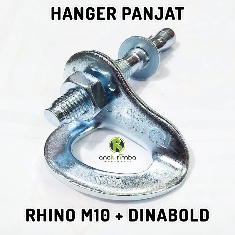 Jual HANGER PANJAT RHINO M10 + DYNABOLD ANCHOR PANJAT TEBING, DINDING ...