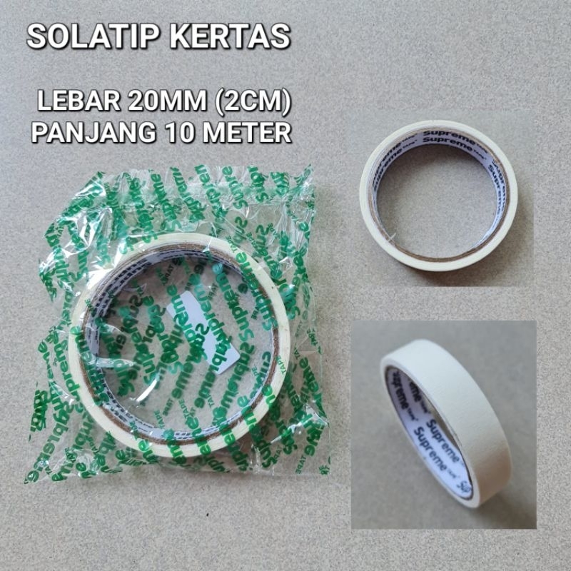 Jual Solatip/Selotip Kertas Lebar 2 CM, Panjang 10 METER | Shopee Indonesia