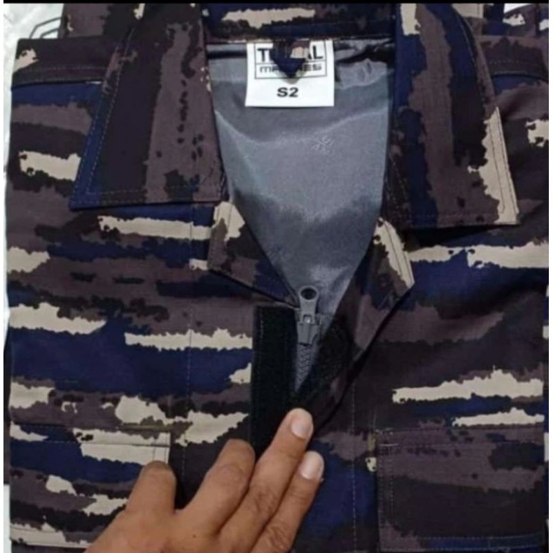 Jual Baju PDL TNI AL Bahan Balotelli | Shopee Indonesia