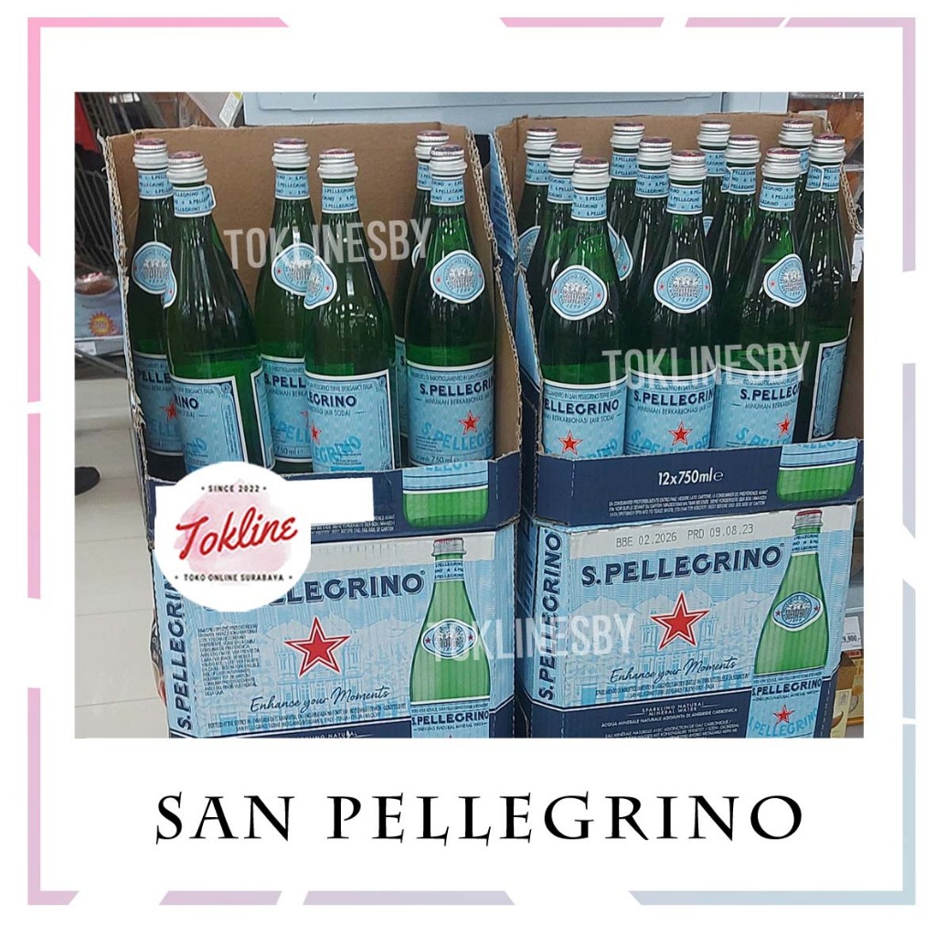 Jual [ 1 Karton isi 12 ] S' Pellegrino San Pellegrino Sparkling Mineral Water 500ml 750ml ...