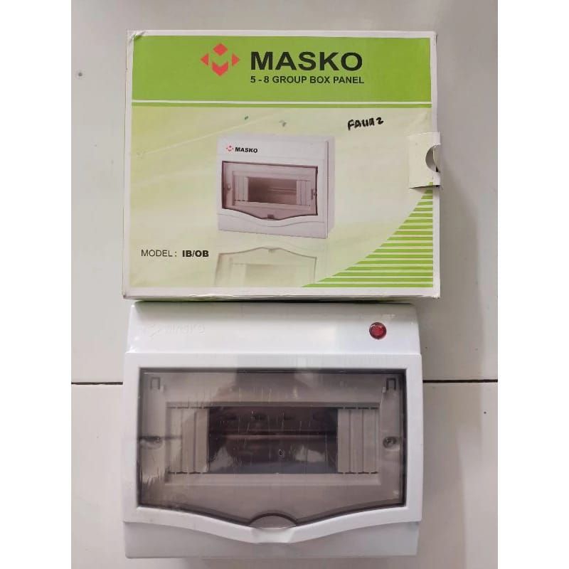 Jual Panel Box MCB /RUMAH MCB /Cover MCB +Lampu Merek MASKO premium 4 ...