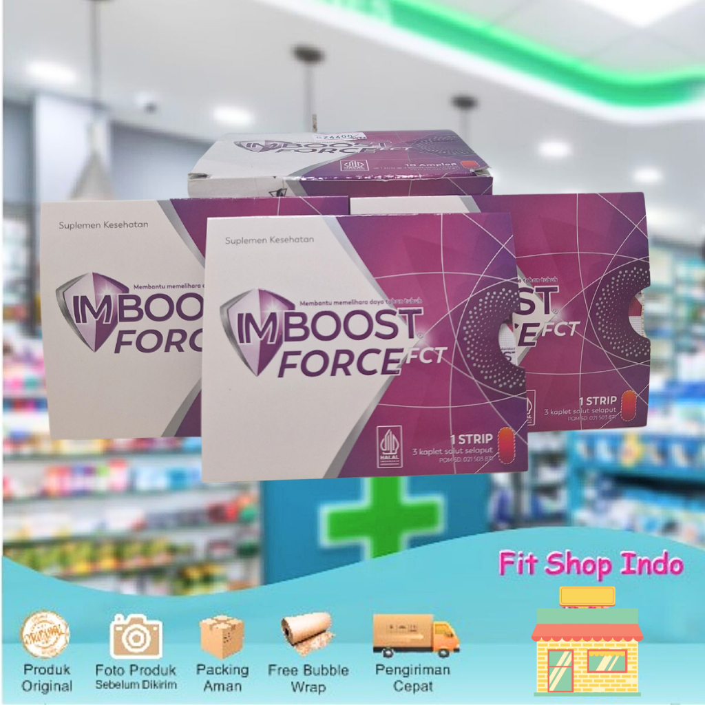 Jual Imboost Force Daya Tahan Tubuh - 1 Strip @3 Kaplet | Shopee Indonesia