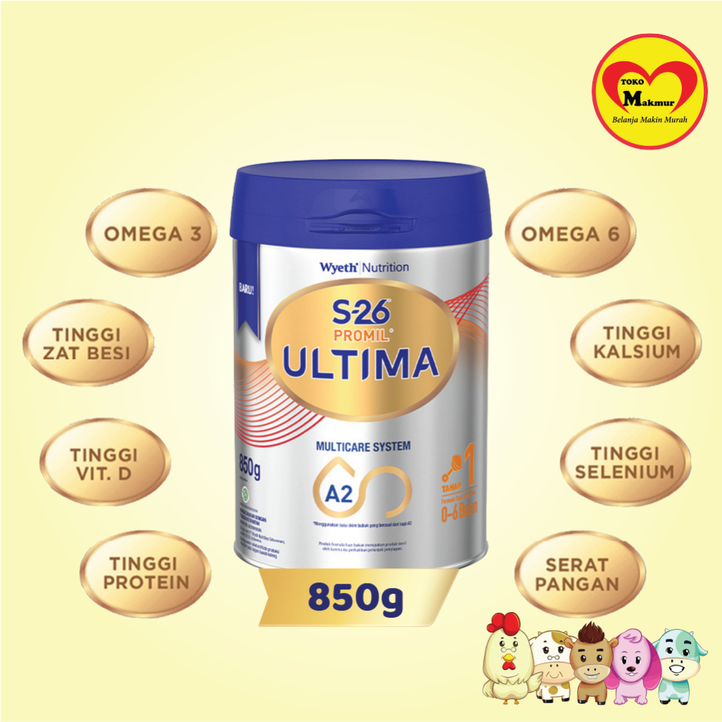 Jual S26 Promil Ultima Tahap 1 (0-6 Bulan) 850gr / Toko Makmur Dukuh ...