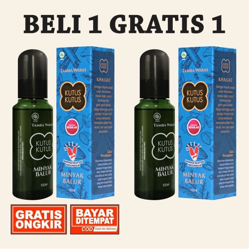 Jual Promo Minyak Kutus Kutus Minyak Pijat Balur Dan Urut 100ml